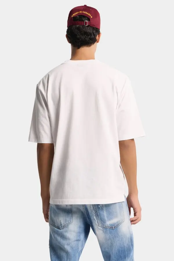 Dsquared2 Felix Chesher Print Loose Fit T-shirt