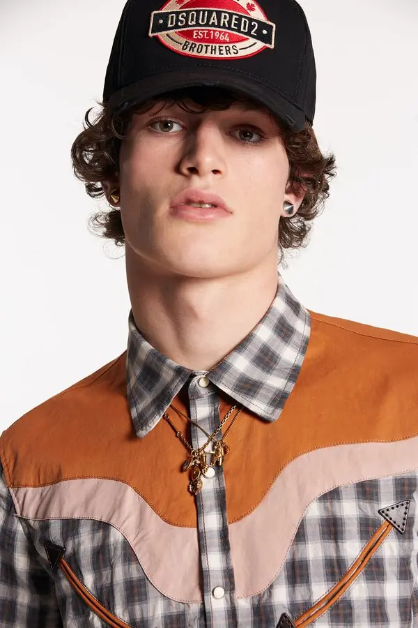 Dsquared2 Checked Cotton Western Shirt