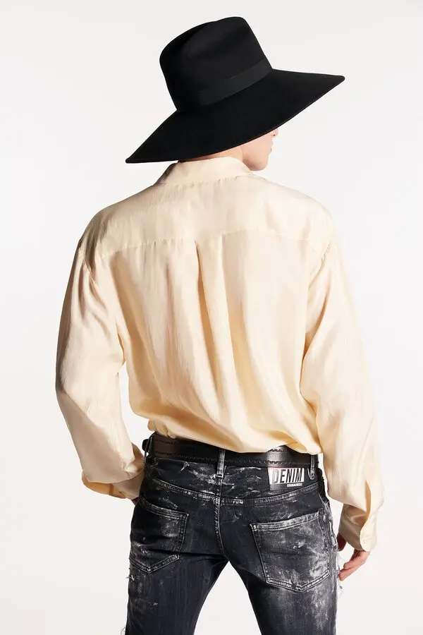 Dsquared2 Bowling Shirt With Embroidered Detail