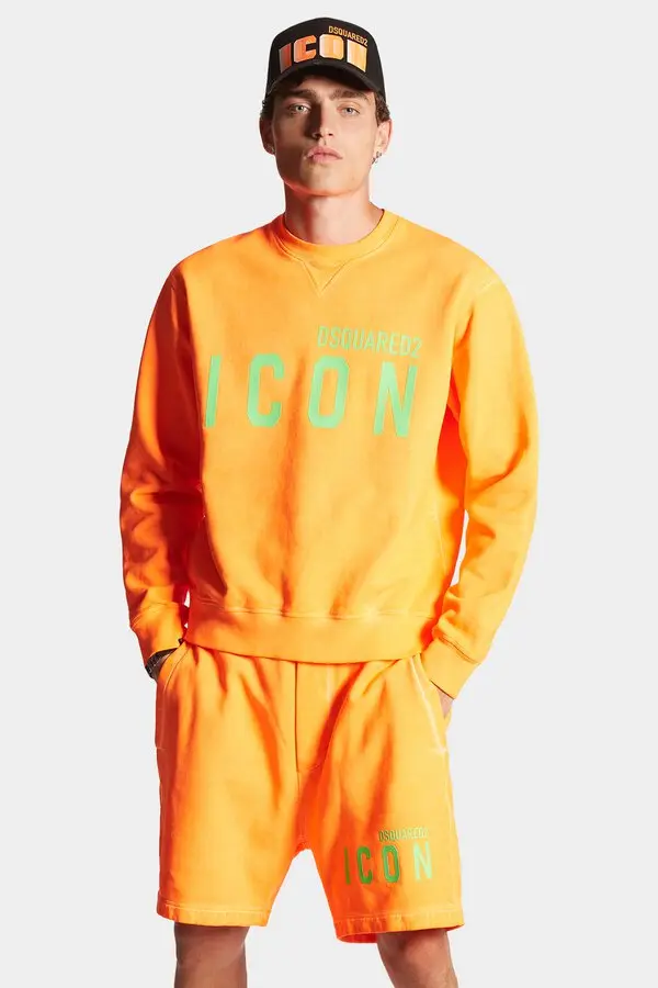 Dsquared2 Icon Splash Cool Fit Crewneck Sweatshirt