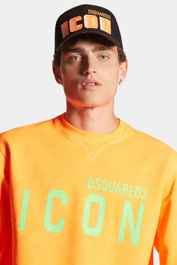 Dsquared2 Icon Splash Cool Fit Crewneck Sweatshirt