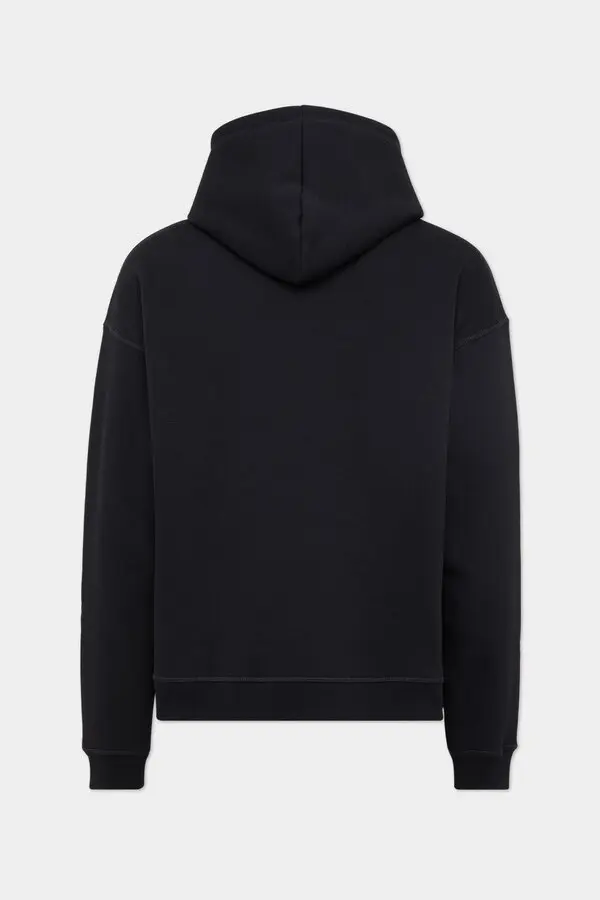 Dsquared2 Icon Relaxed Fit Hoodie - Black
