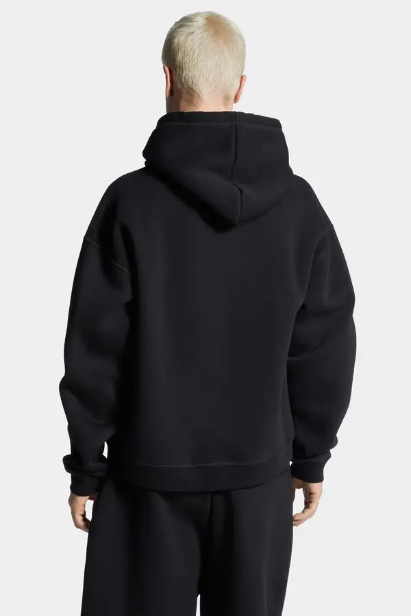Dsquared2 Icon Relaxed Fit Hoodie - Black