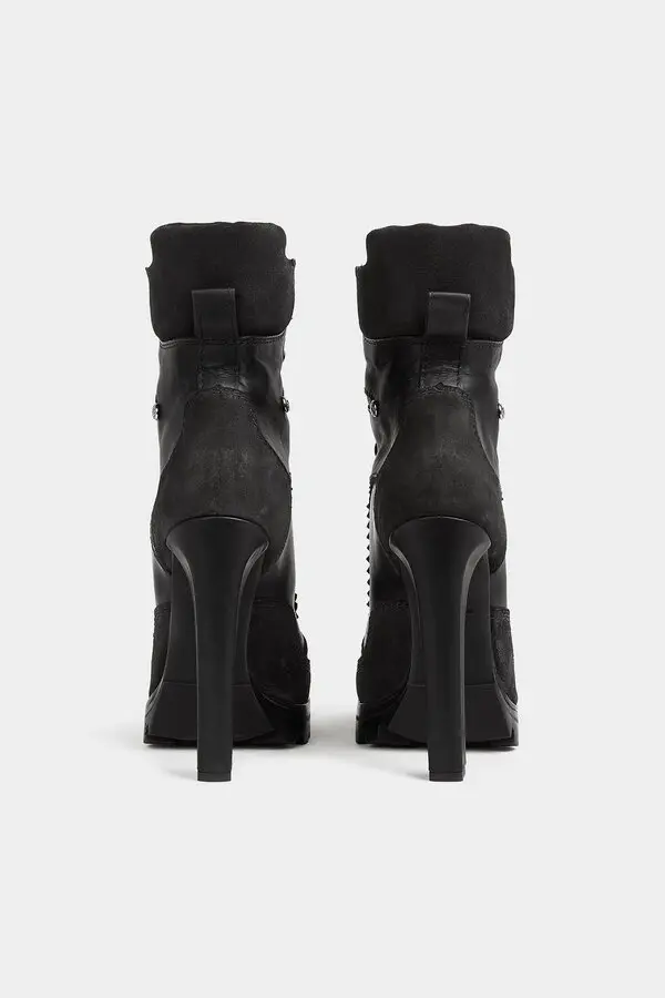 Dsquared2 Canadian Hiking Heeled Ankle Boots