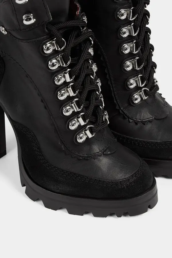 Dsquared2 Canadian Hiking Heeled Ankle Boots