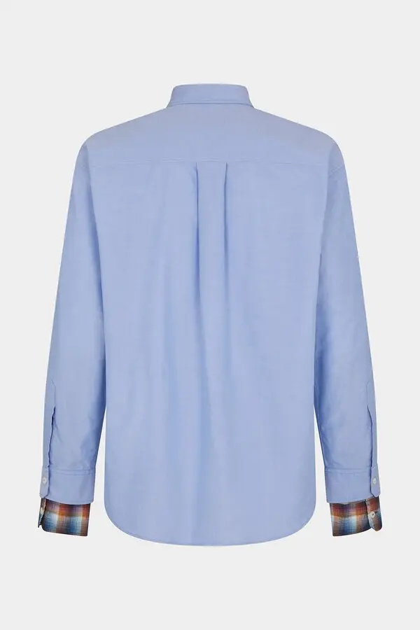 Dsquared2 Layered Sleeve Oxford Shirt