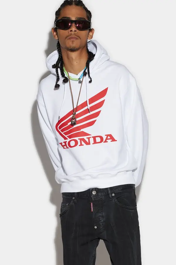 Dsquared2 Honda Logo Hoodie - White