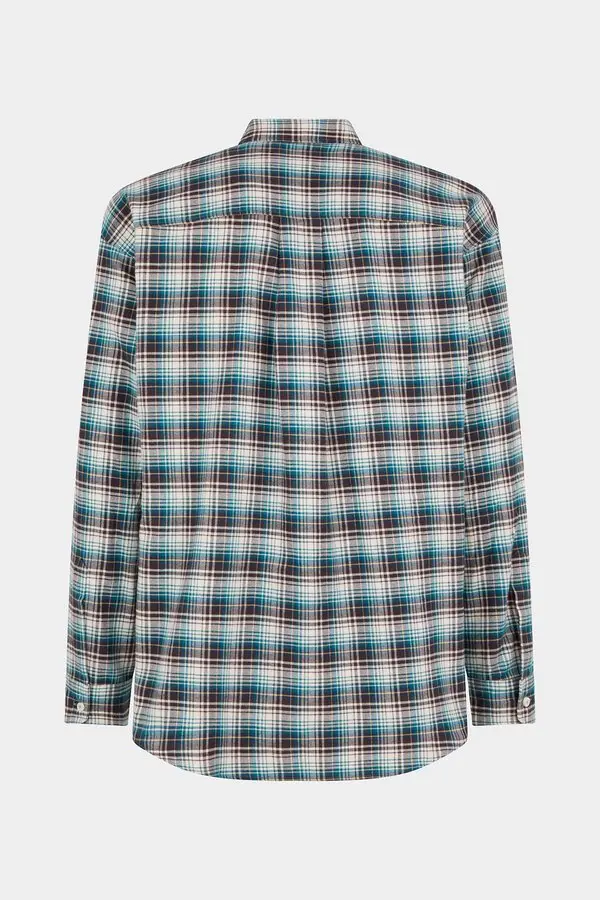 Dsquared2 Layered Sleeves Checked Shirt