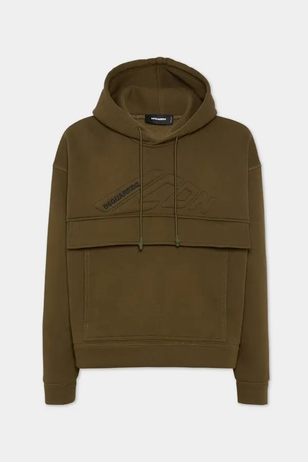 Dsquared2 Icon New Generation Loose Fit Hoodie - Yellow