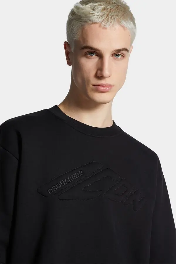 Dsquared2 Icon New Generation Loose Fit Crewneck - Black