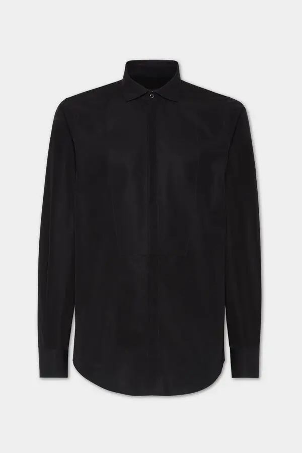 Dsquared2 Easy Slim Mini Dean Collar Shirt - Black