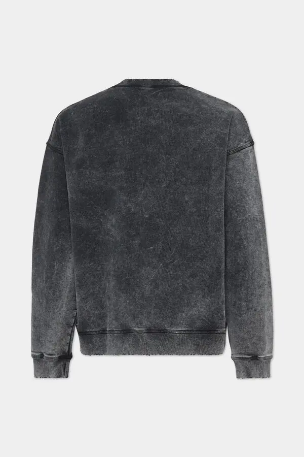 Dsquared2 Magliano X Relaxed Fit Printed Sweatshirt