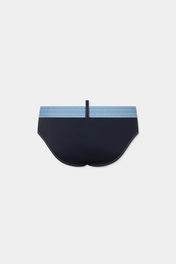 Dsquared2 Swim Briefs With Side Logo And Drawstring Waist