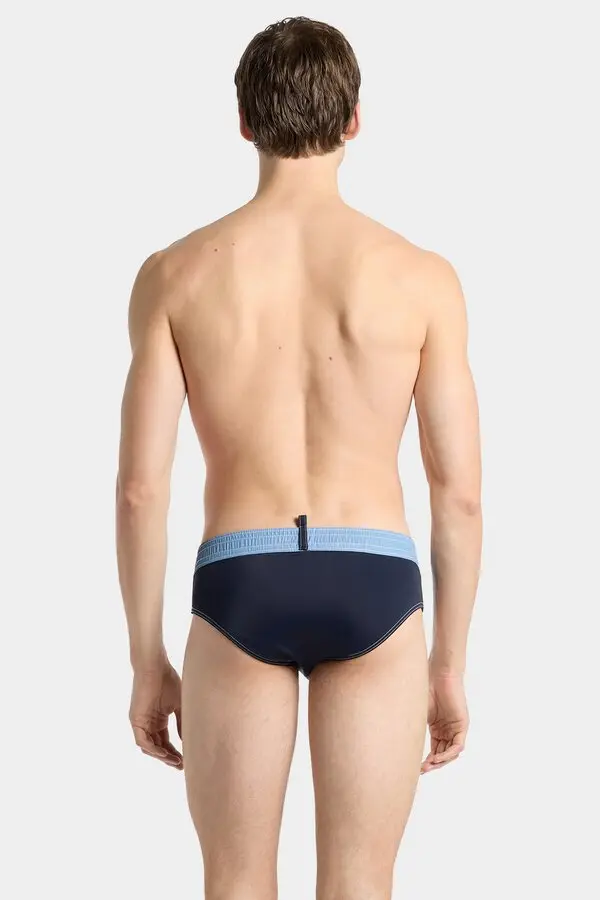 Dsquared2 Swim Briefs With Side Logo And Drawstring Waist