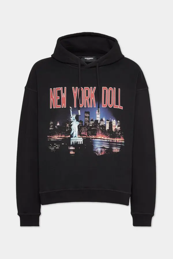 Dsquared2 X Vaquera Relaxed Fit Hoodie - Black