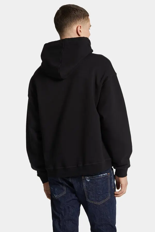 Dsquared2 X Vaquera Relaxed Fit Hoodie - Black