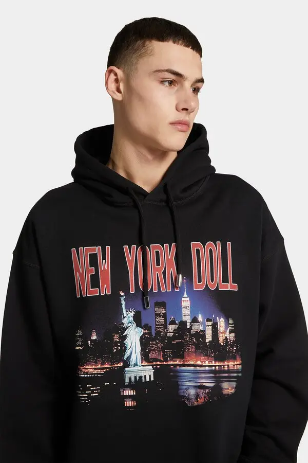 Dsquared2 X Vaquera Relaxed Fit Hoodie - Black
