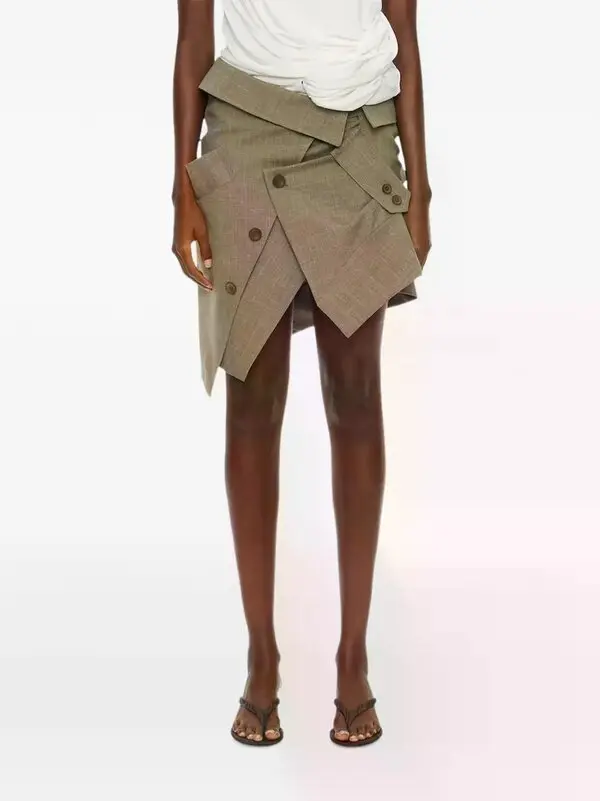 Christopher Esber Banyan Deconstructed Mini Skirt