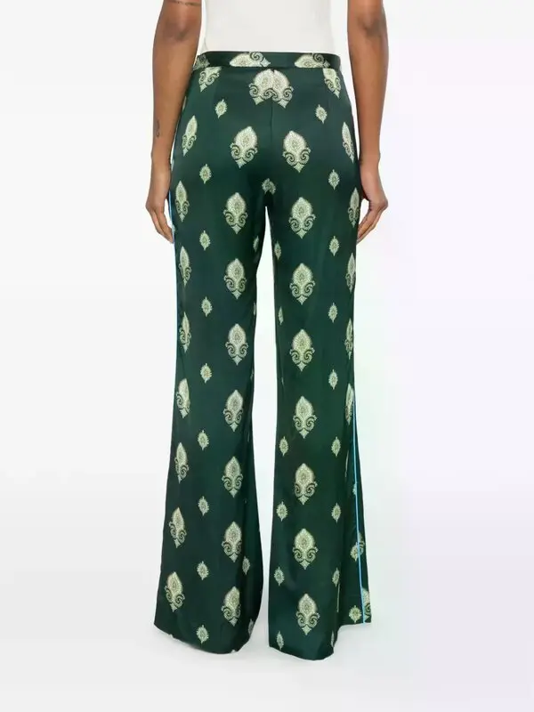 Sandro Paisley Print Palazzo Pants