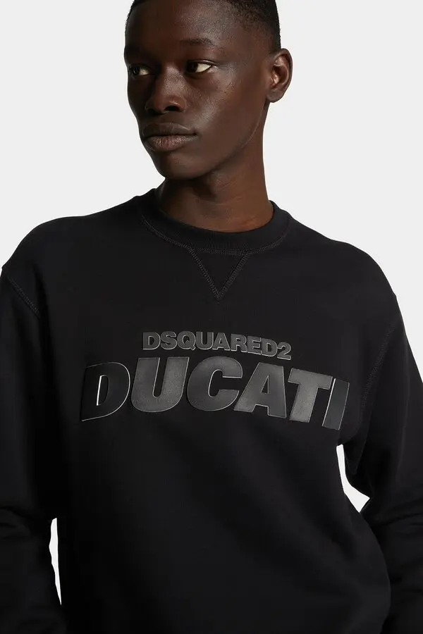Dsquared2 Ducati Logo Crewneck Sweatshirt