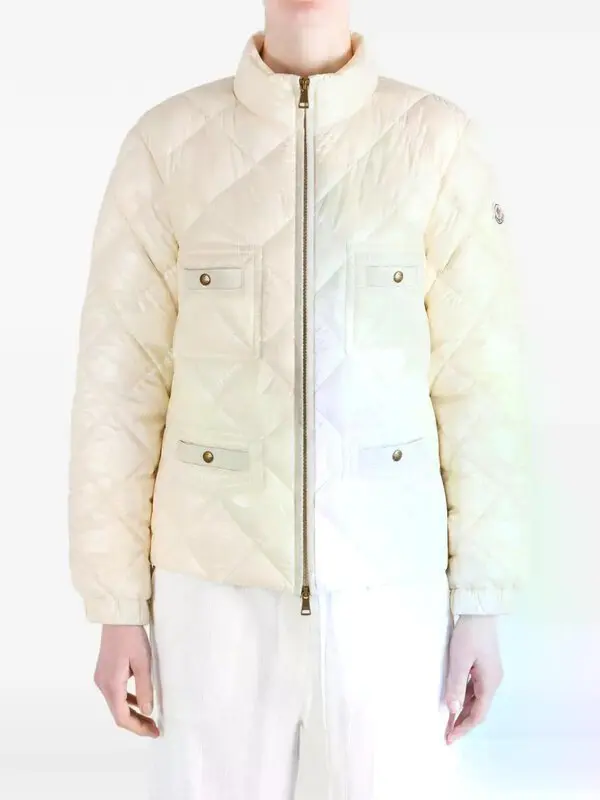 Moncler Lavaret Diamond-quilted Down Jacket