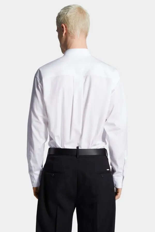 Dsquared2 Printed Heritage Logo Shirt - White