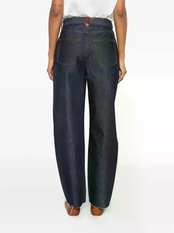 Sandro Wide-leg Balloon Jeans With Gold-tone Hardware