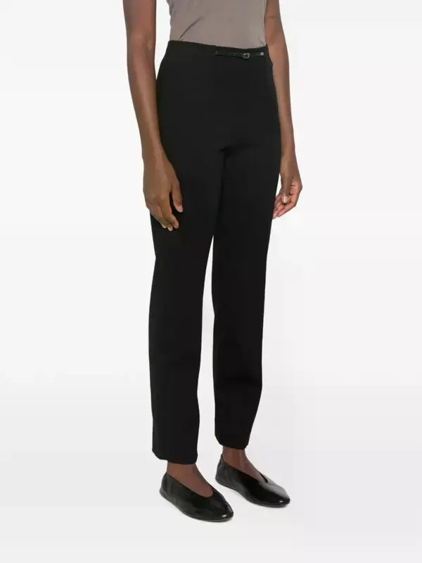 Sandro Slim Fit Belted High-waisted Trousers