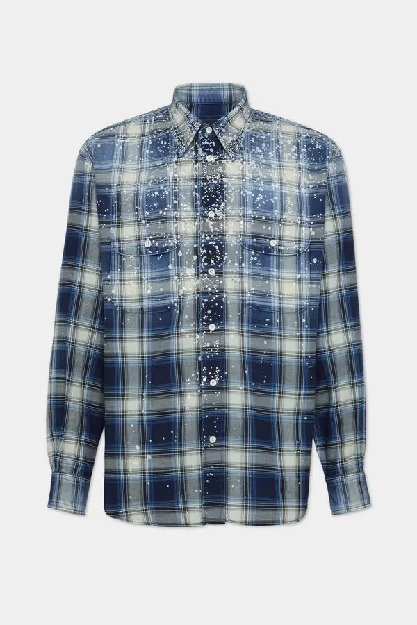 Dsquared2 Embellished Checked Shirt - Fantasy