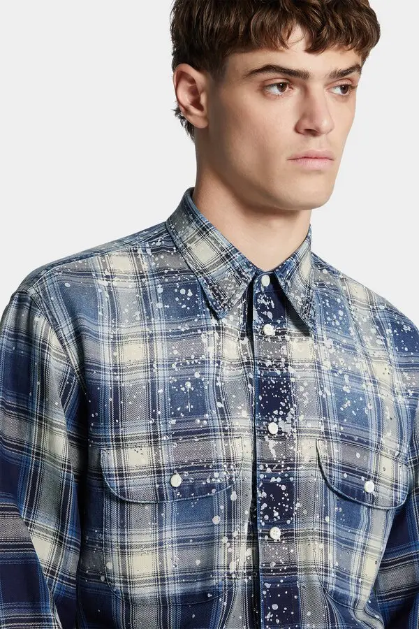 Dsquared2 Embellished Checked Shirt