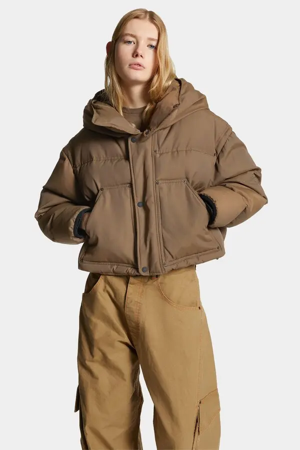 Dsquared2 Icon New Generation Utility Puffer - Grey