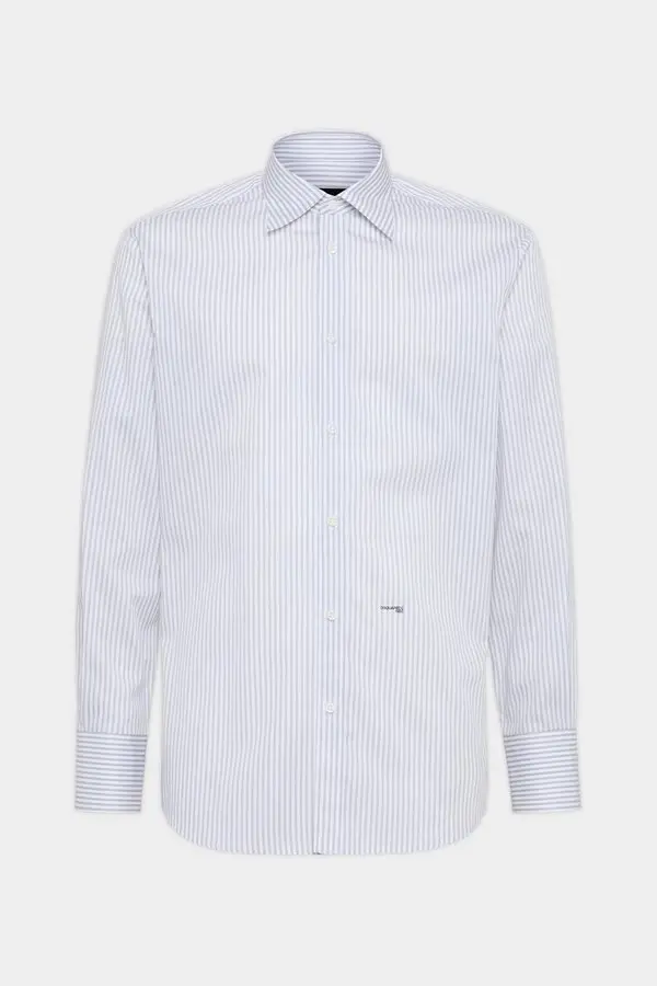 Dsquared2 Spread Collar Relax Dan Shirt - Blue