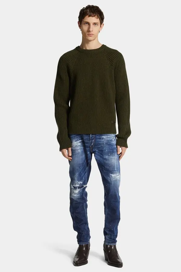 Dsquared2 Crewneck Corn Stitch Pullover