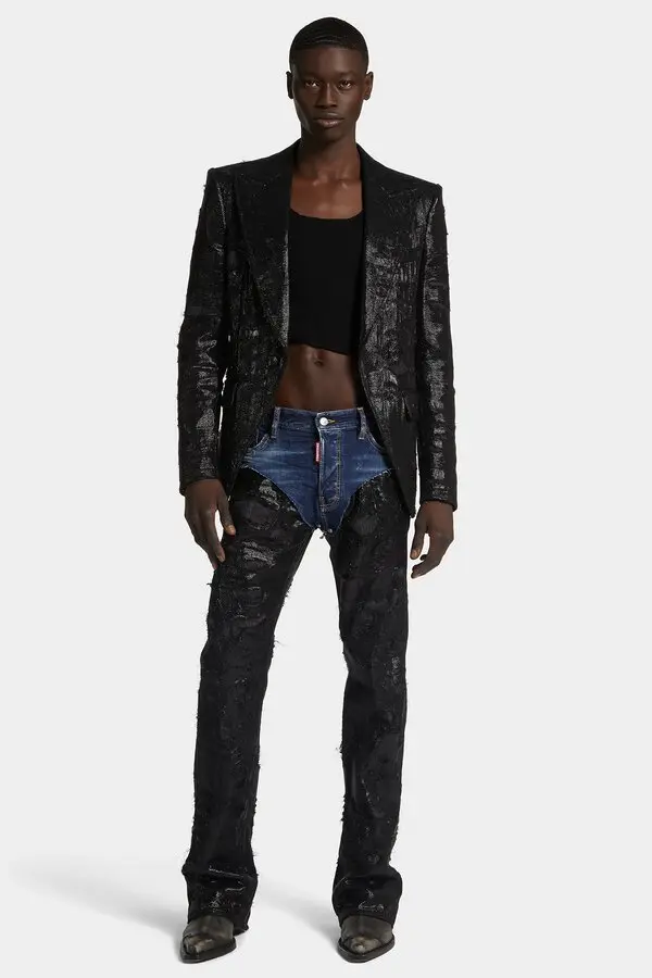 Dsquared2 Asymmetrical Scoop Neck Tank Top