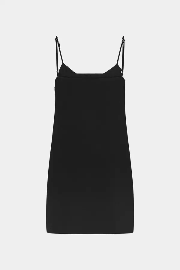 Dsquared2 Icon Leather Trim Dress