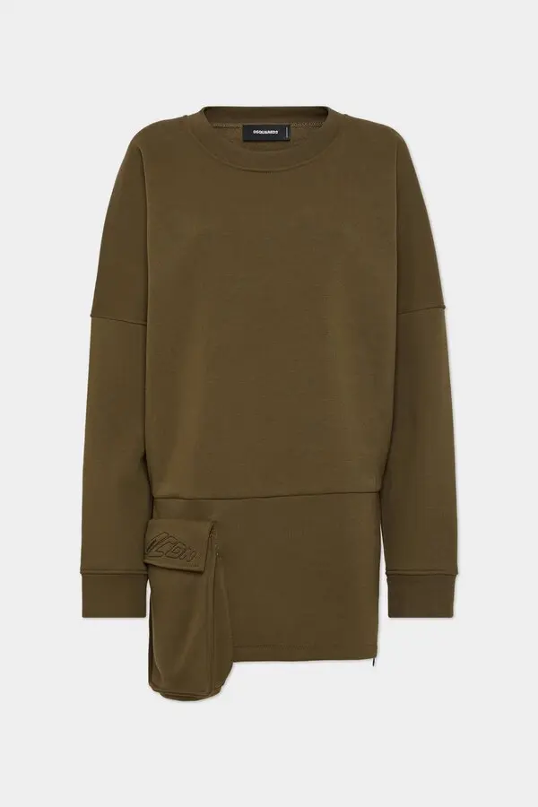 Dsquared2 Icon New Generation Fleece Dress - Yellow