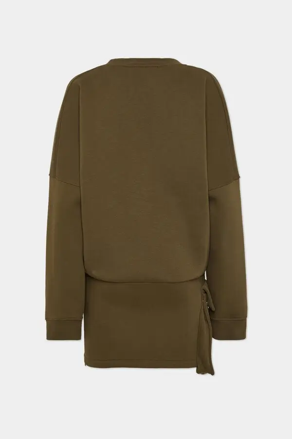 Dsquared2 Icon New Generation Fleece Dress - Yellow
