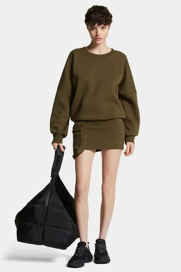 Dsquared2 Icon New Generation Fleece Dress - Yellow