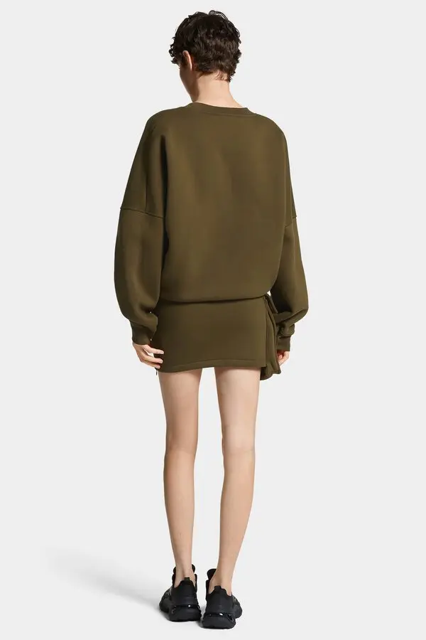 Dsquared2 Icon New Generation Fleece Dress - Yellow