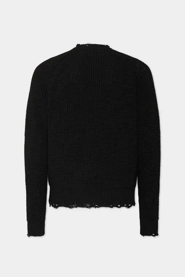 Dsquared2 Obsessed" Distressed Knit Pullover