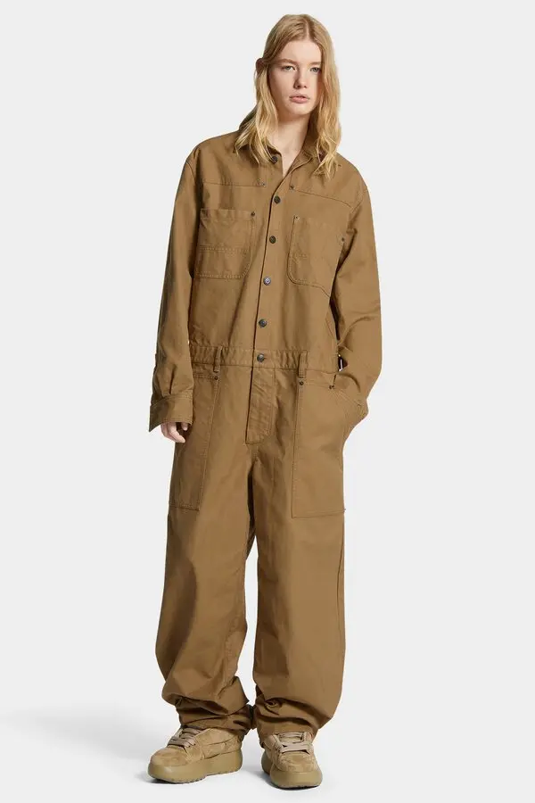 Dsquared2 Stone Wash Icon Cargo Jumpsuit