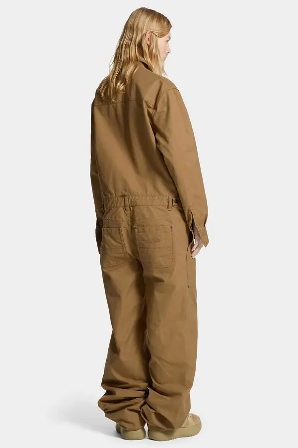 Dsquared2 Stone Wash Icon Cargo Jumpsuit
