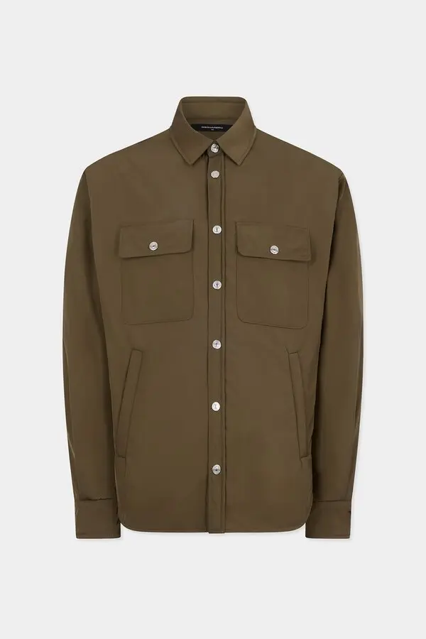 Dsquared2 Padded Nylon Shirt - Yellow