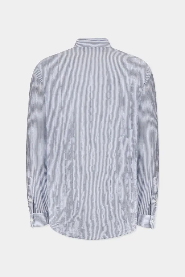 Dsquared2 Linen Tie Dropped Shoulder Shirt