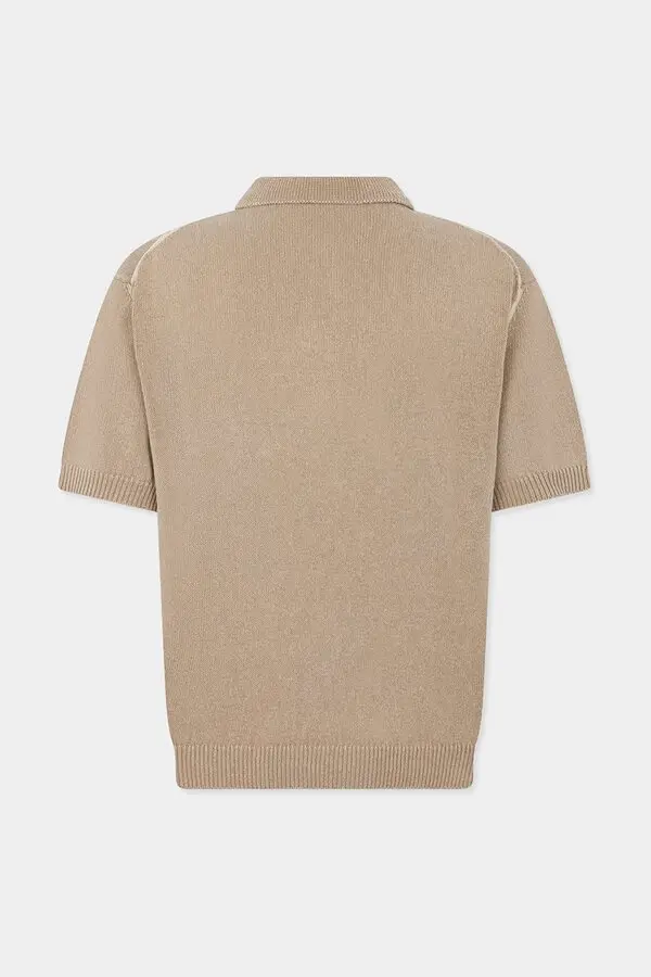 Dsquared2 Signature Knit Polo Shirt - Black