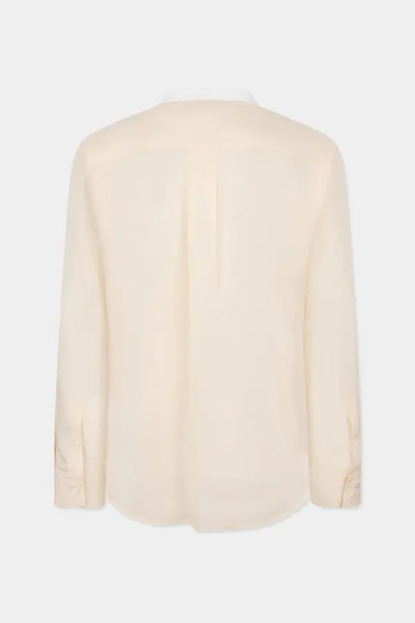 Dsquared2 Silk Satin Shirt With Plastron And Dropped Shoulders - Black