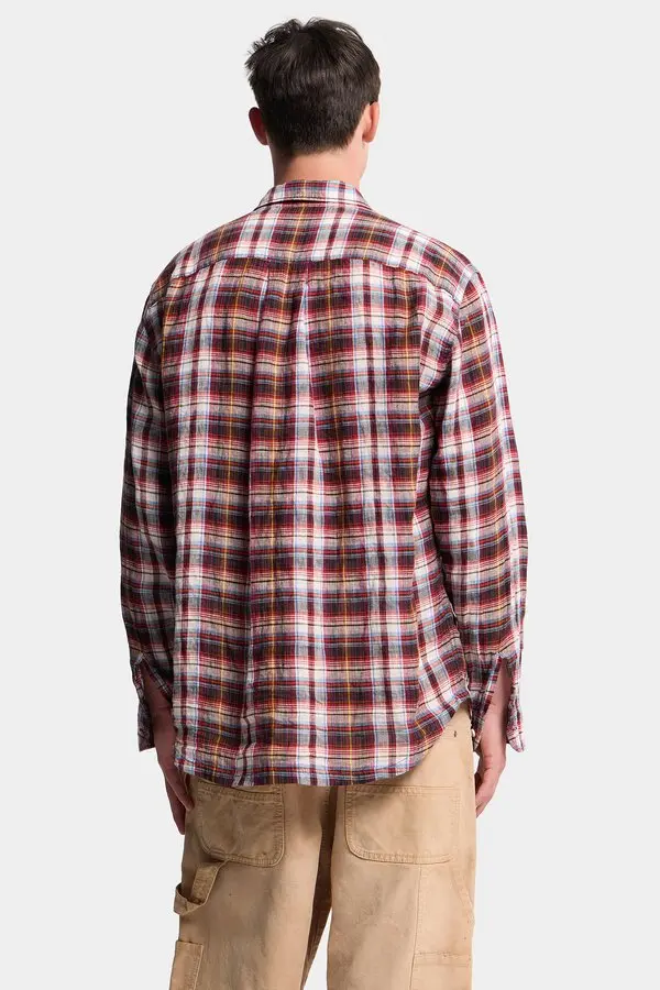 Dsquared2 Canadian Vintage Linen Shirt - Blue