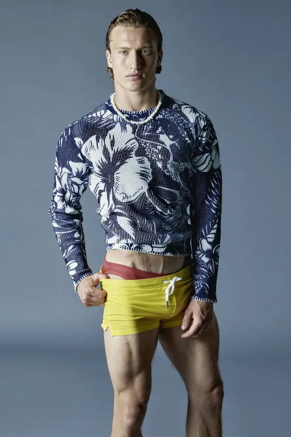 Dsquared2 Dancing Flowers Open-stitch Pullover