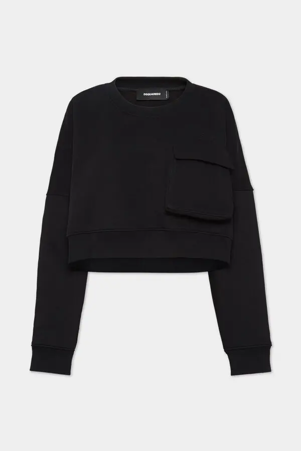 Dsquared2 Icon New Generation Onion Cropped Fit Crewneck