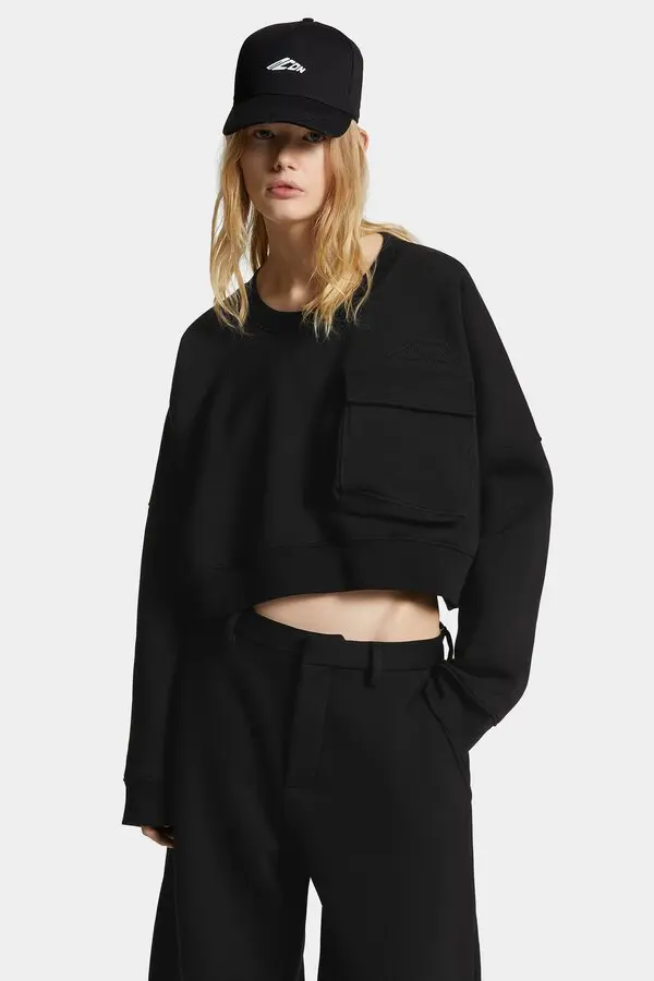Dsquared2 Icon New Generation Onion Cropped Fit Crewneck